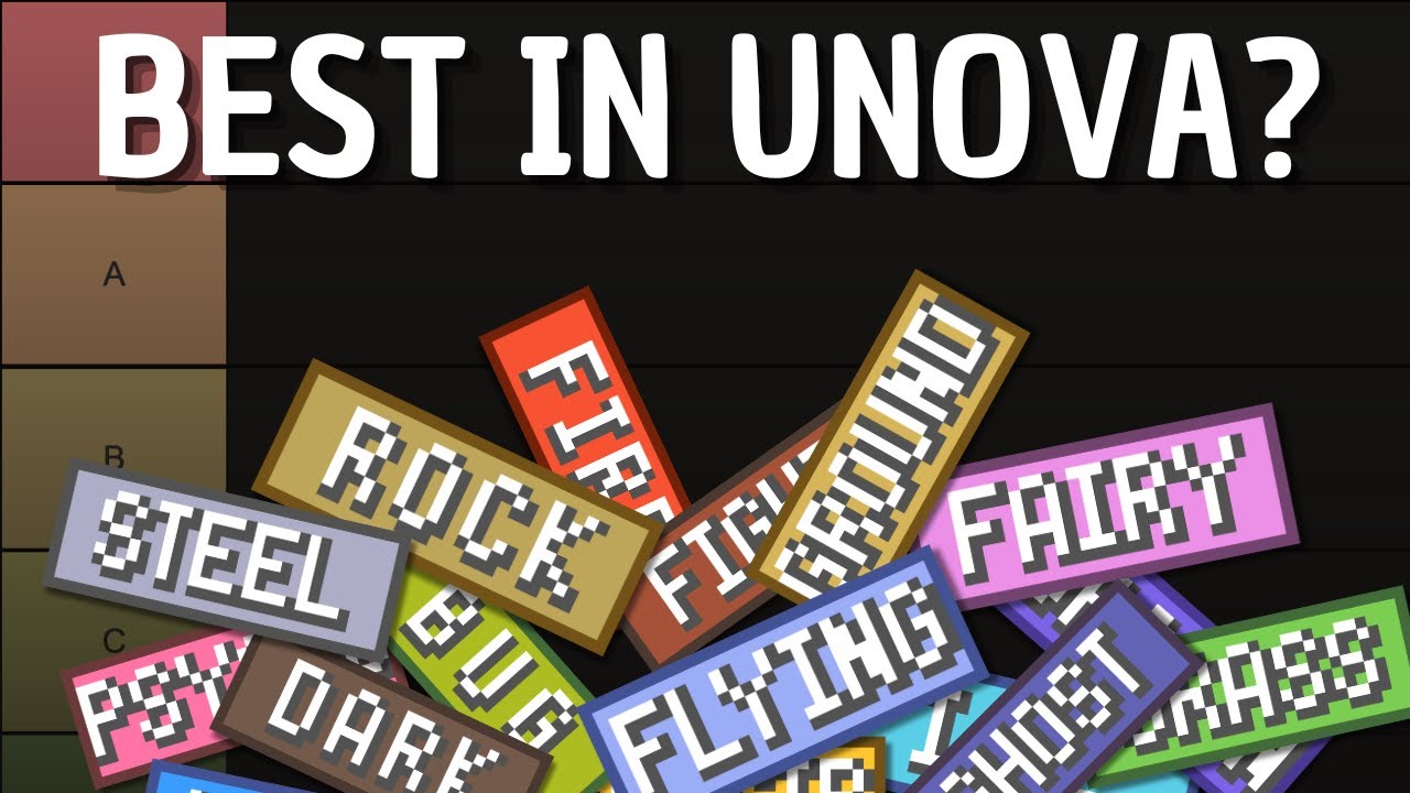 Ranking Pokemon Types in Unova (Tier List) - Paranormal Tube